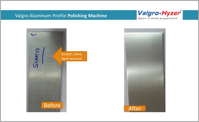 Aluminum Profile Polishing Machine Manufacturers India - Valgro Hyzer